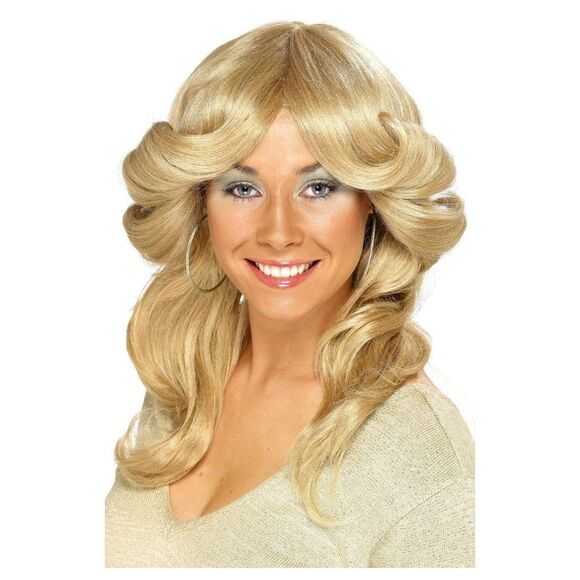 Smiffys | Costumes | Smiffys Womensladies 7s Flick Wig Blonde | Poshmark